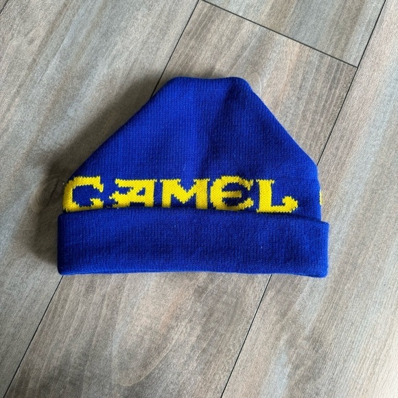 Vintage | Accessories | Vintage 9s Camel Cigarettes Mens Beanie Hat ...